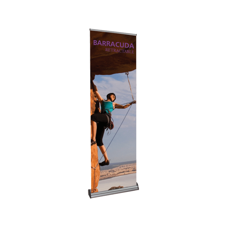 Barracuda 600 Banner Stand - 23.5"W - DisplayFirm